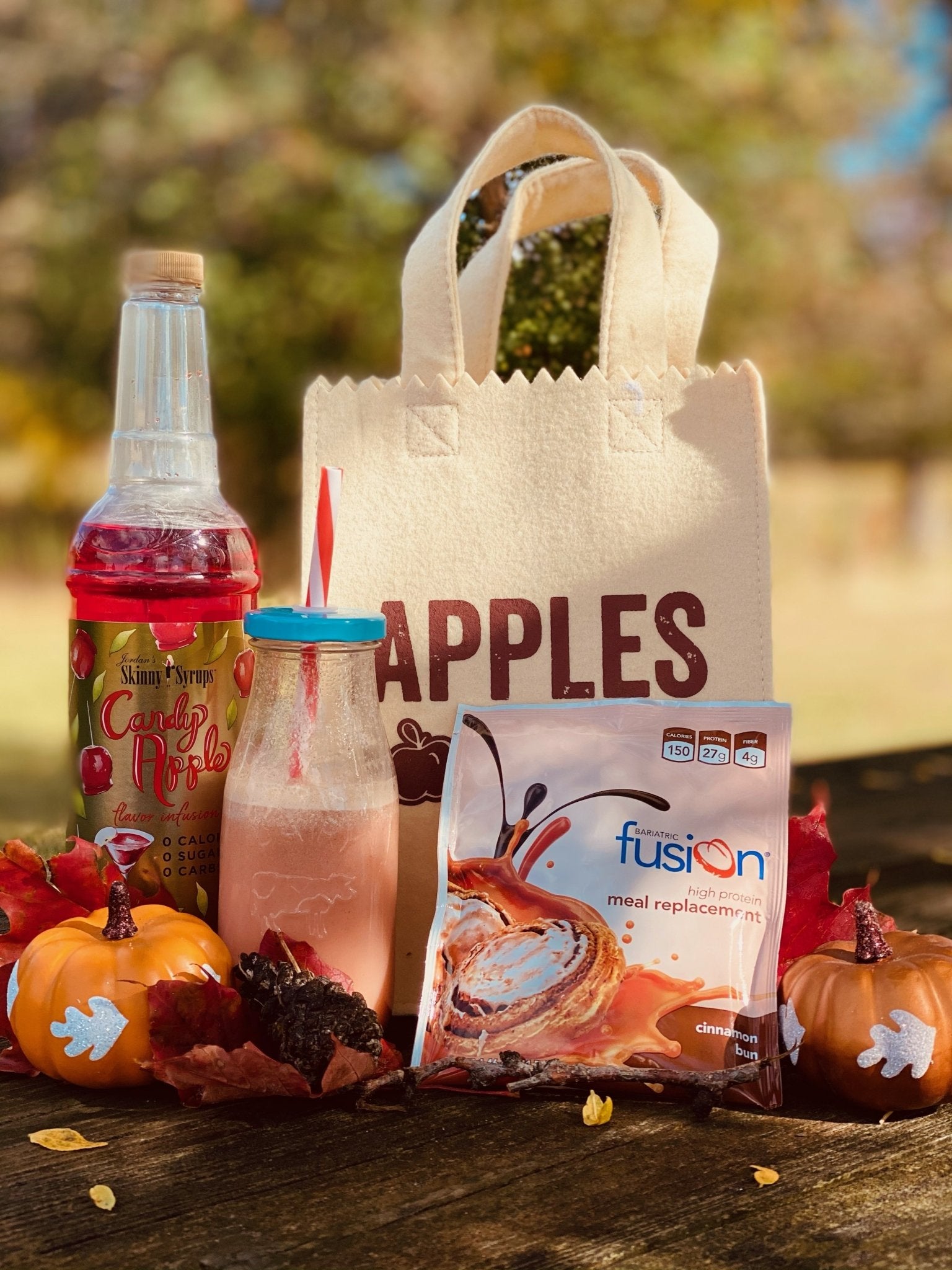 Bariatric Recipes - Cinnamon Candy Apple Protein Shake