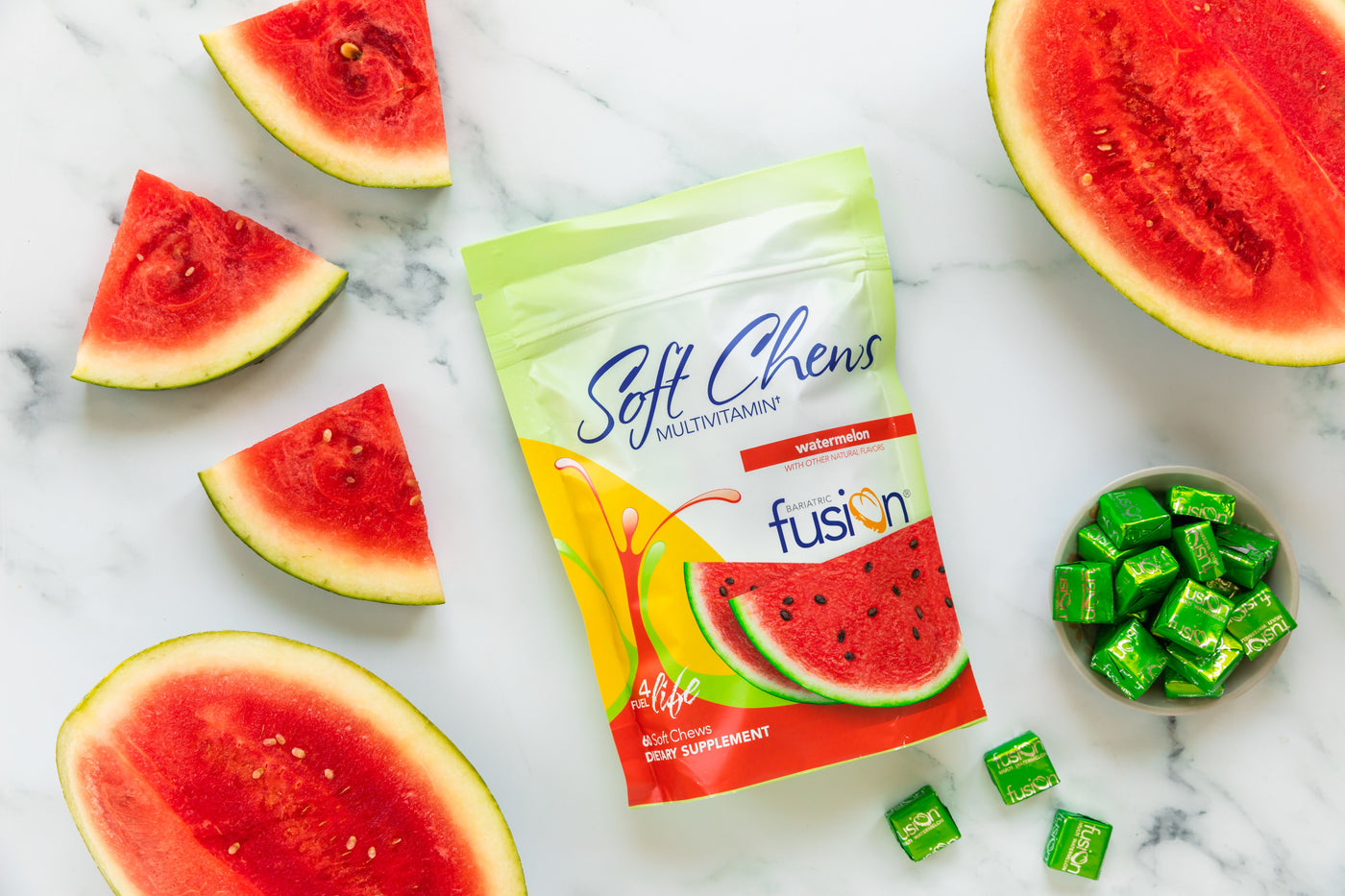 Watermelon Bariatric Multivitamin Soft Chews – Bariatric Fusion