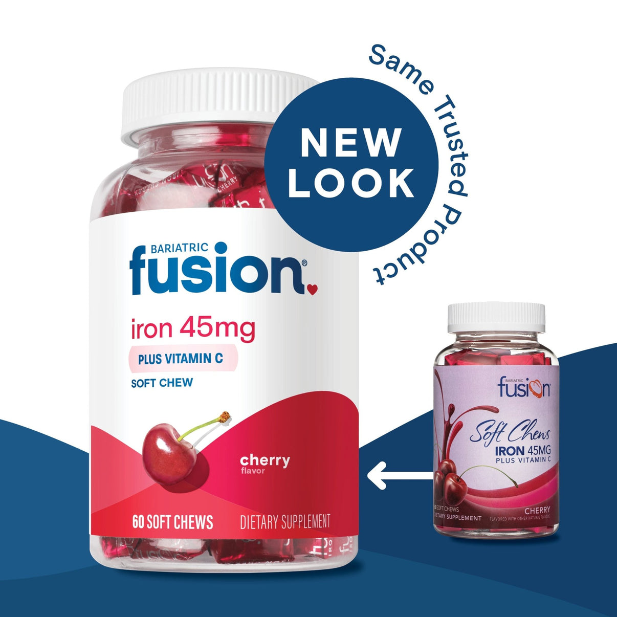 Bariatric Fusion - Cherry Bariatric Iron Soft Chew with Vitamin C