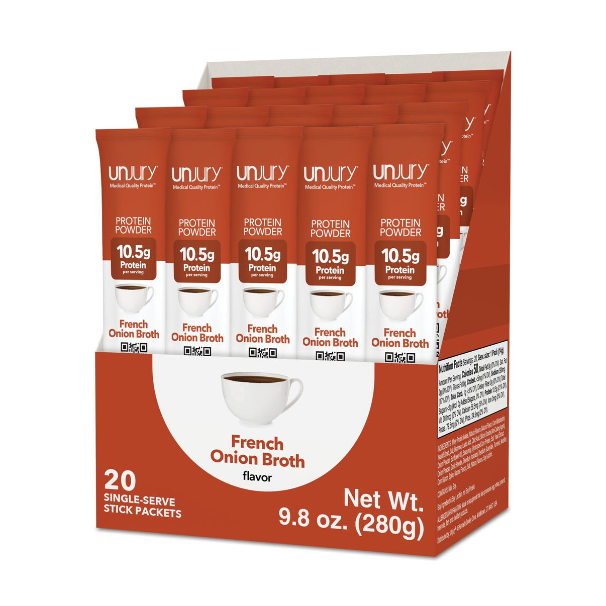 French Onion Protein Stick Packs | Protein Isolate | Protein Powder