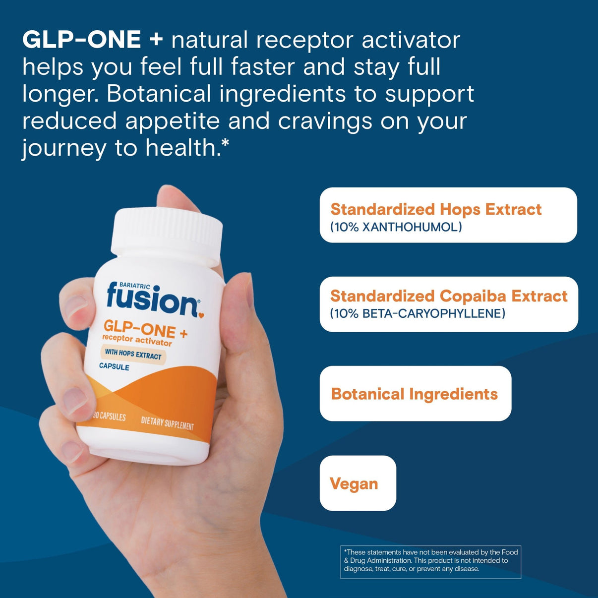 GLP-ONE + Receptor Activator | GLP-1 Supplements | GLP-1 Nutrition