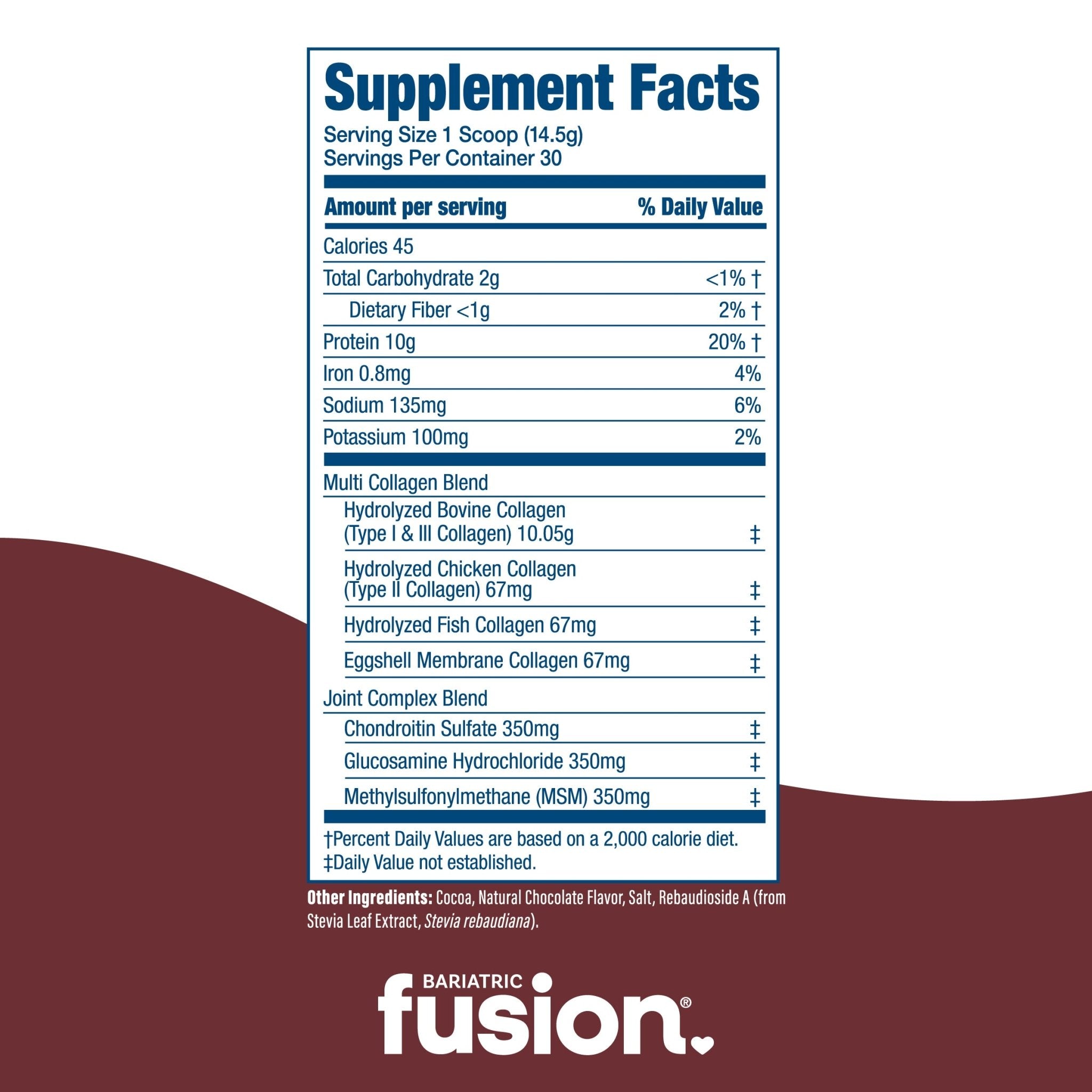 Multi Collagen Protein Powder - Chocolate - Collagen Peptides Powder