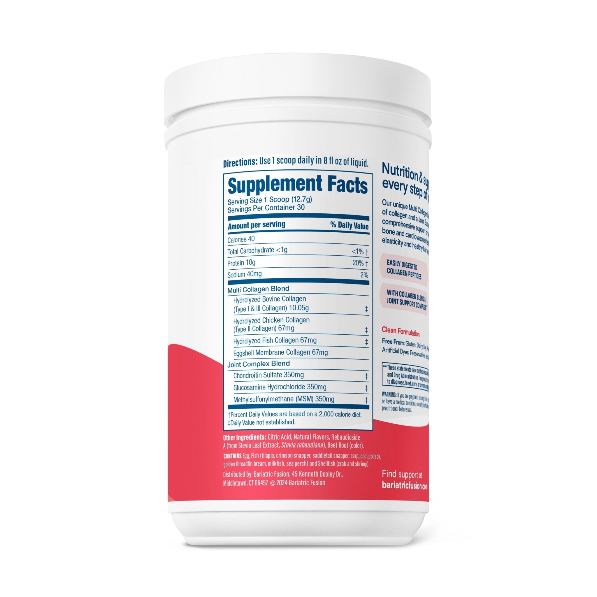 Multi Collagen Protein Powder - Strawberry Banana - Collagen Peptides ...