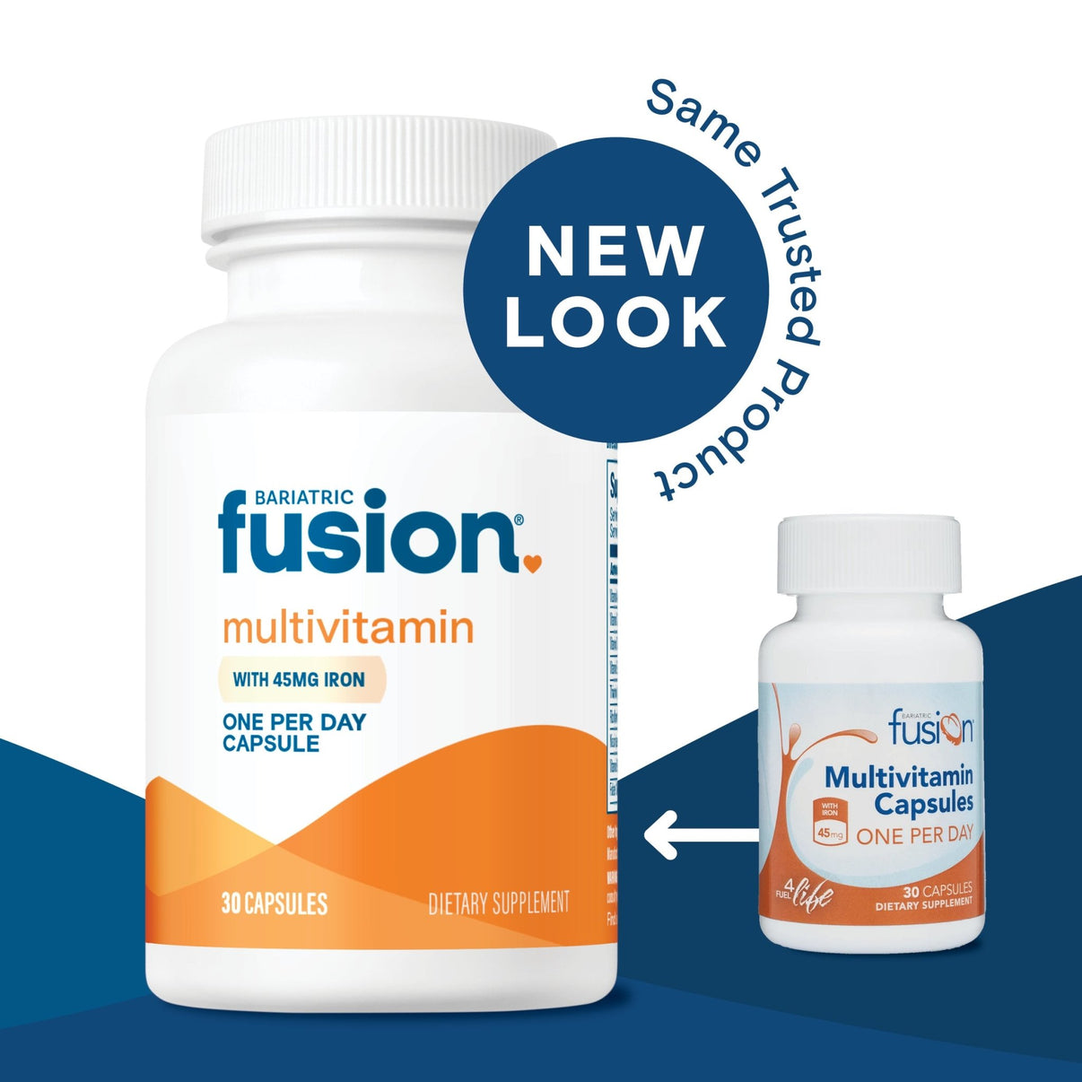 Bariatric Multivitamin With Iron (45mg) - 1 Per Day - Bariatric Fusion