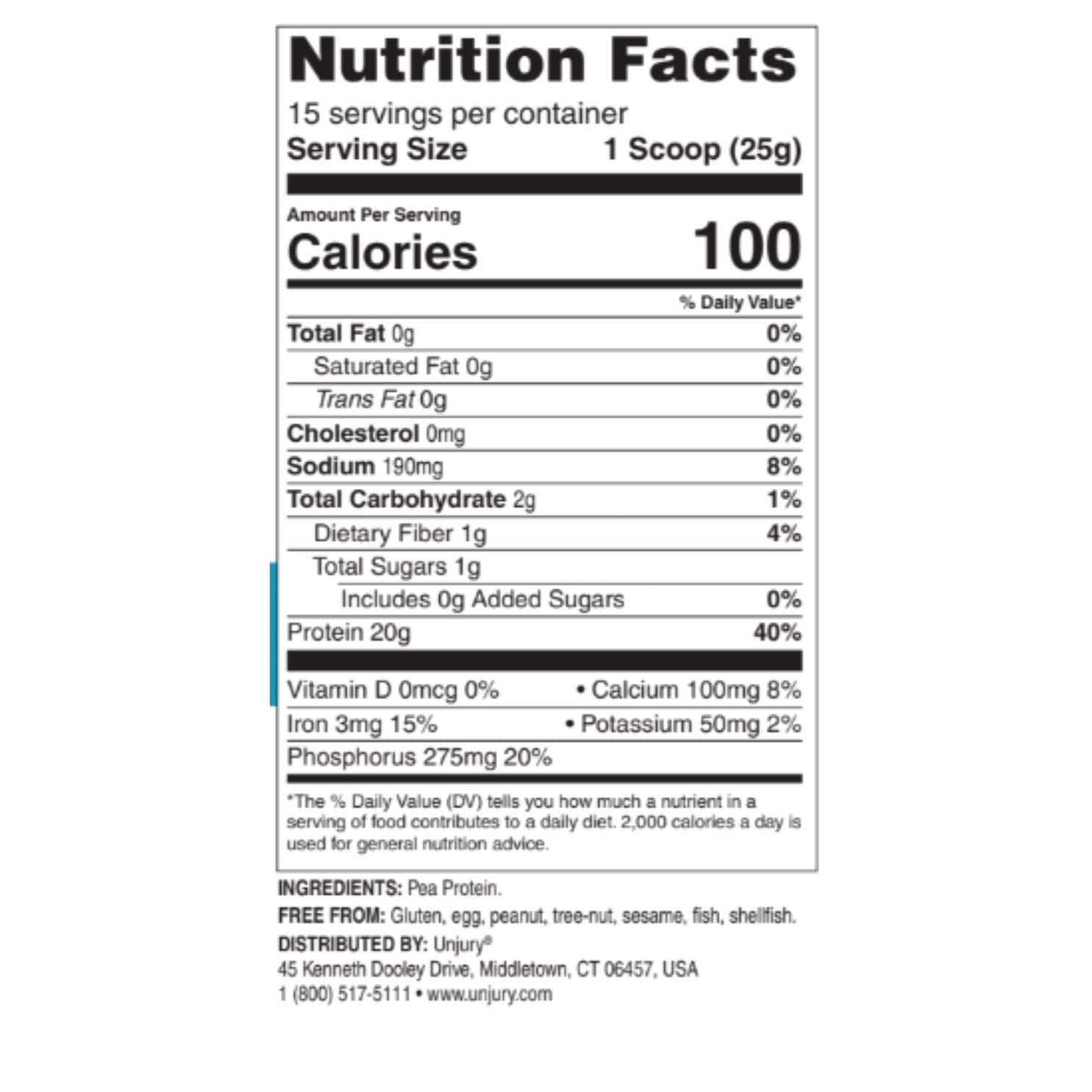 Unjury Unflavored Vegan Protein Powder Bariatric Fusion unjury-unflavored-vegan-protein-powder-bariatric-fusion