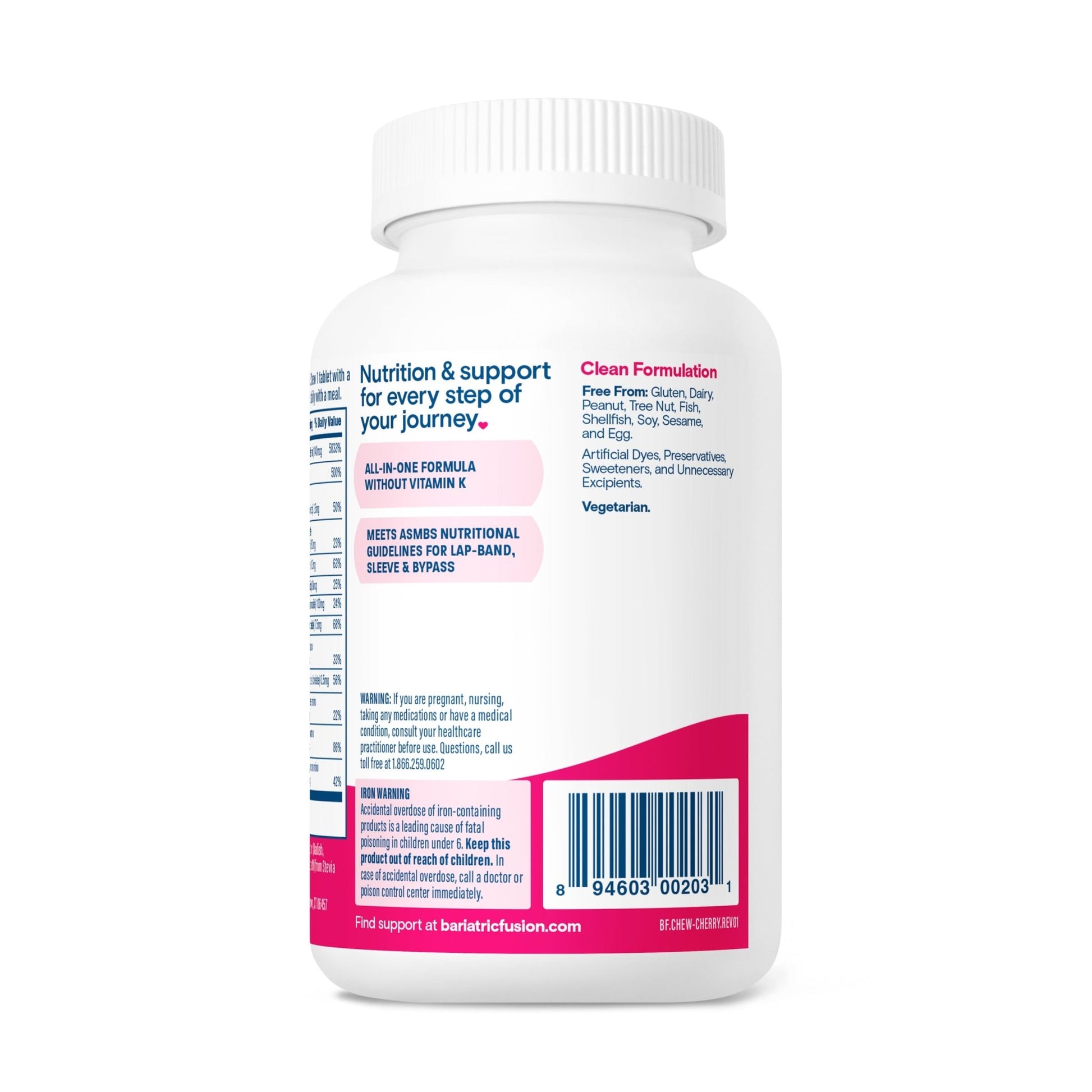 Wild Cherry Complete Chewable Bariatric Multivitamin