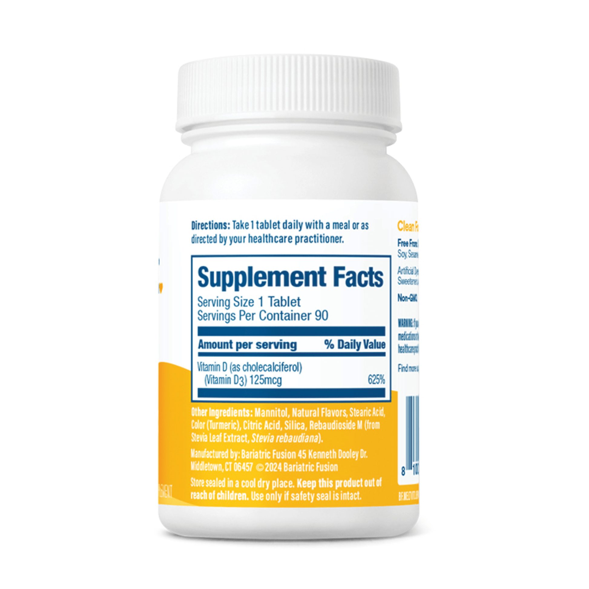 Lemon Citrus Vitamin D Quick Melt - Bariatric Fusion