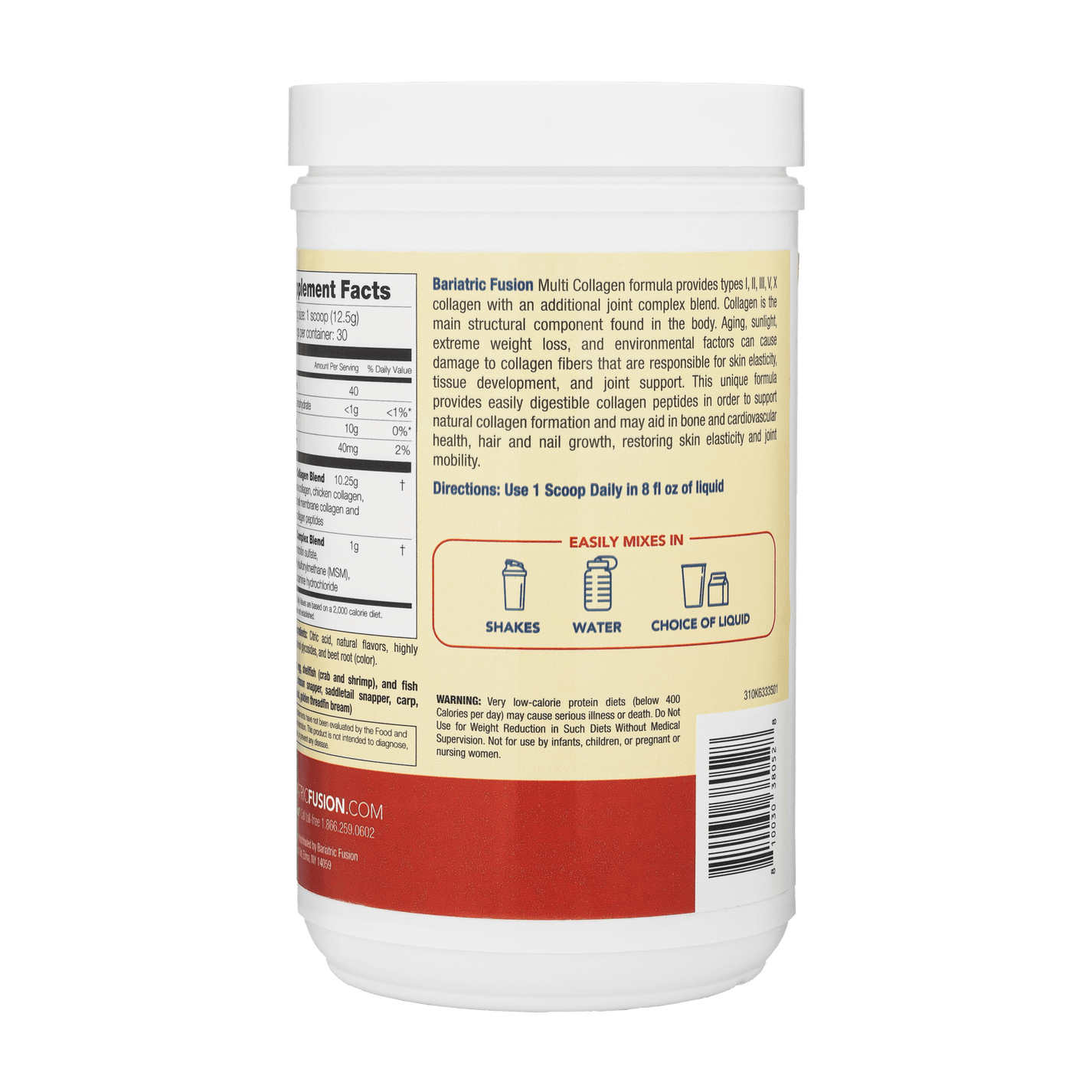 Multi Collagen Protein Powder - Strawberry Banana - Collagen Peptides ...
