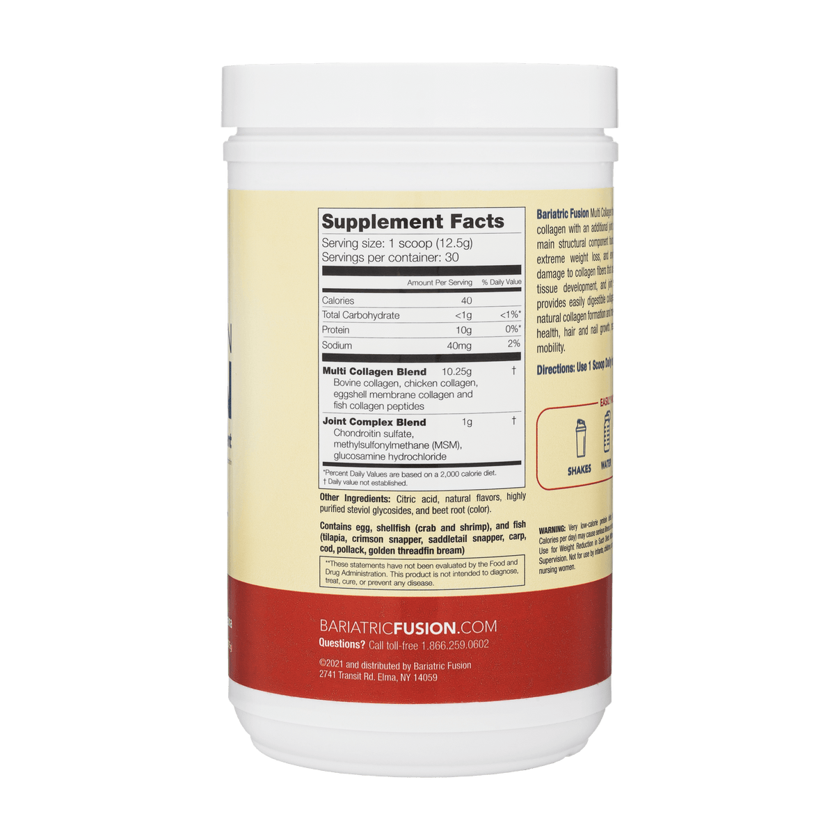 Multi Collagen Protein Powder - Strawberry Banana - Collagen Peptides ...