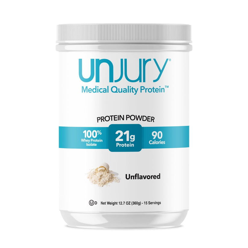 Unjury Unflavored High Whey Protein Powder – Bariatric Fusion